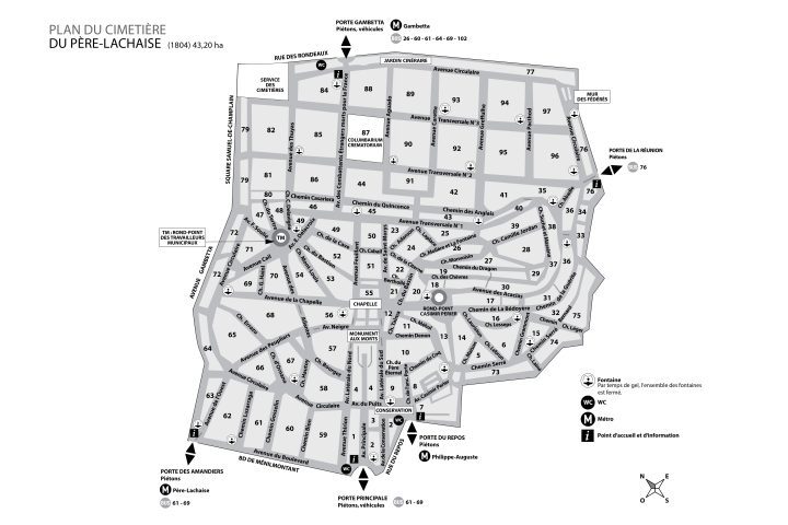 Visite : Le cimetière du Père-Lachaise